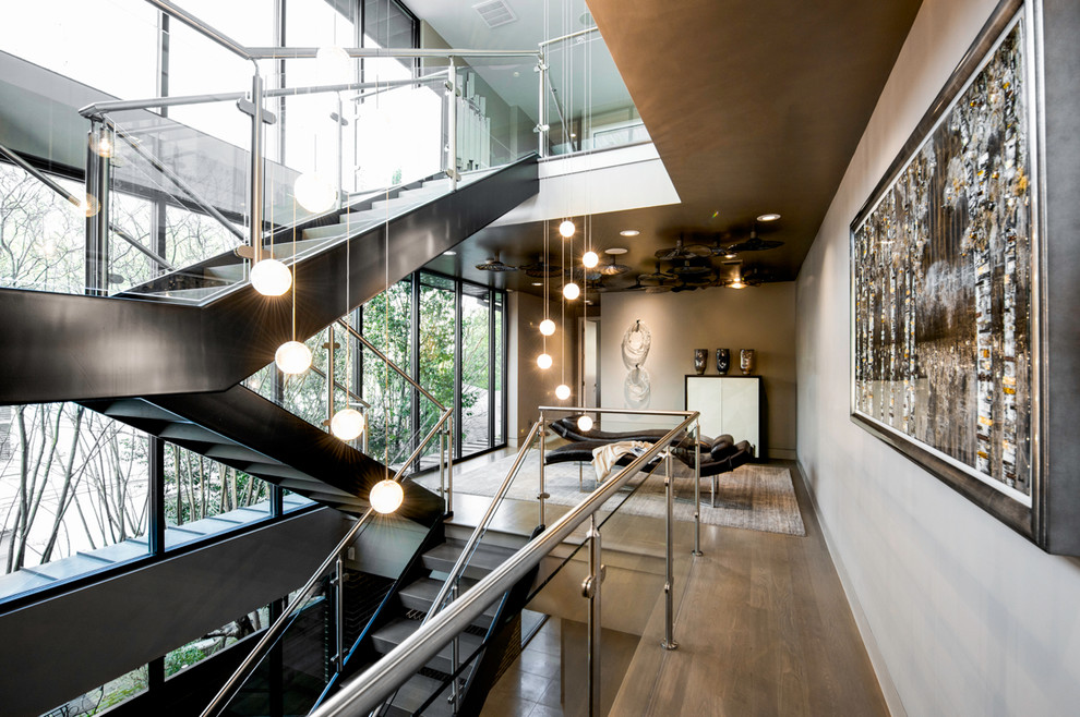 A Sophisticated Hideaway - Modern - Staircase - Dallas - by Cantoni