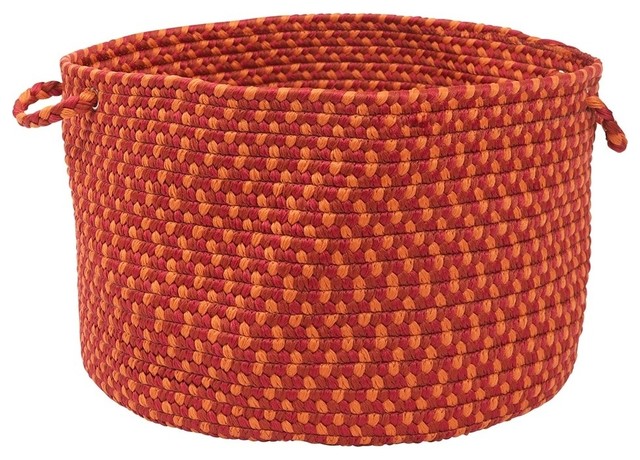 Montego, Bonfire, 18"x12", Utility Basket, 18"x12" - Contemporary ...