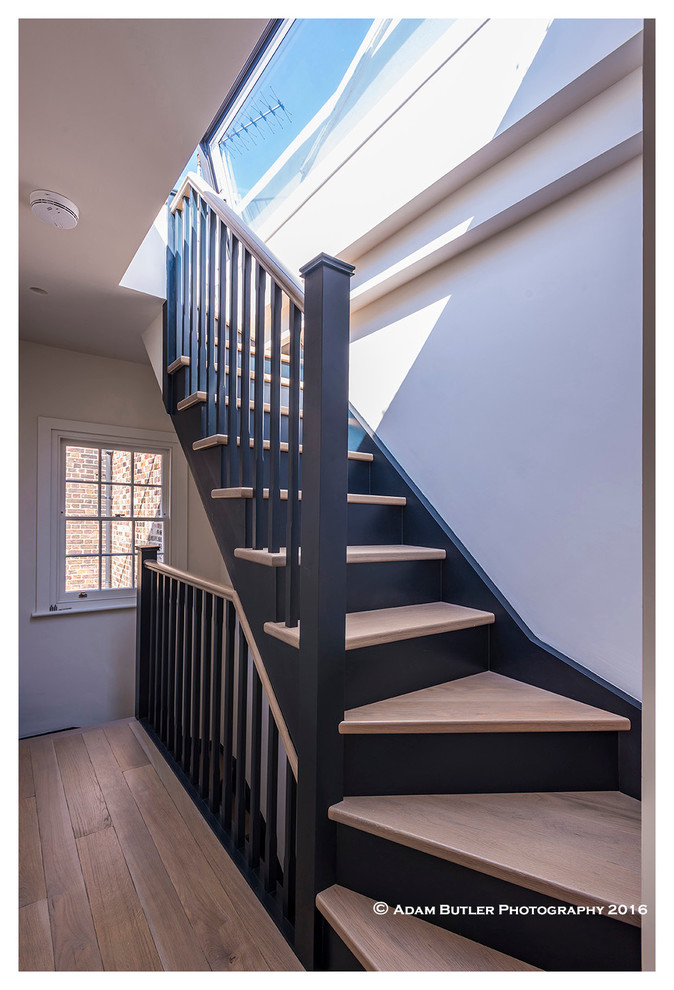 Townhouse with Exposed Brickwork in Marylebone, London - Contemporary ...