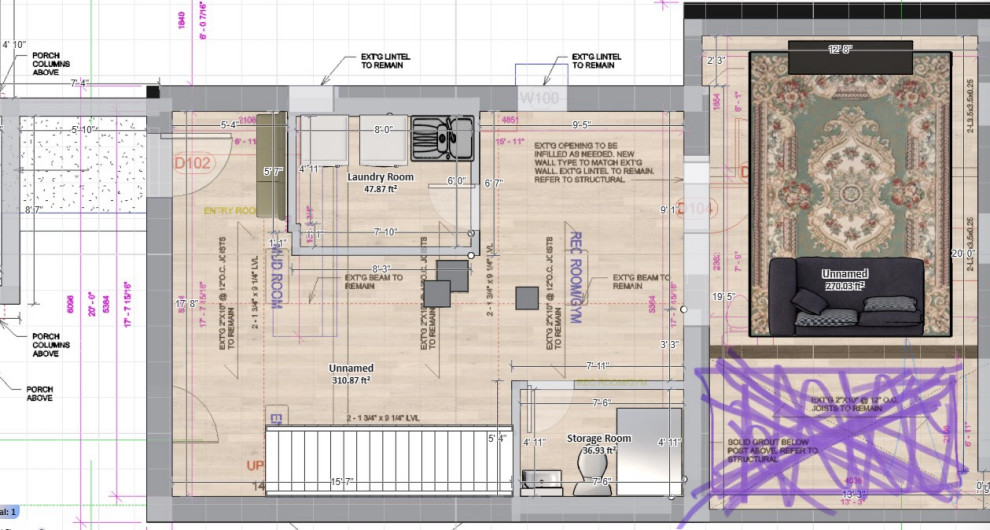 basement floor plan help!