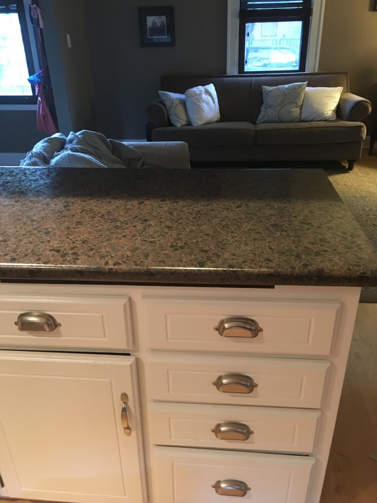 Back of kitchen cabinets face living room | Houzz Forum