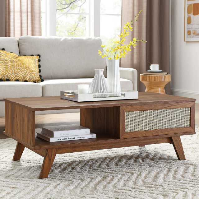 Soma Coffee Table, Walnut - Midcentury - Coffee Tables - by First of a ...