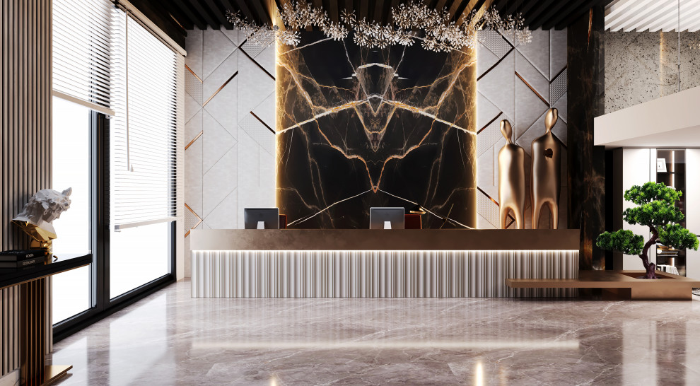 Bronze Fantasy Marble - Modern - Home Office - New York - by Ultra ...
