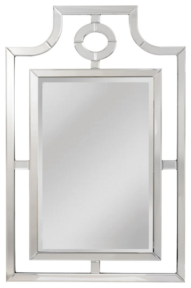 Bosworth Glass Frame Mirror - Transitional - Wall Mirrors - by We Got ...