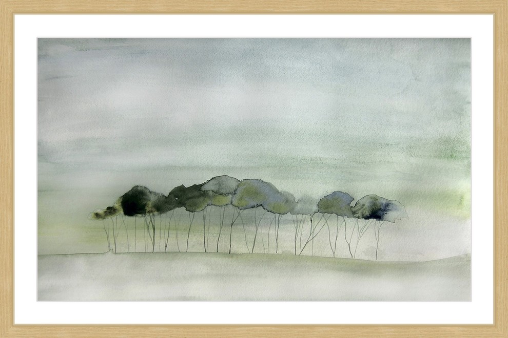 Marmont Hill, "Quiet" by Christine Lindstrom Framed Painting Print ...