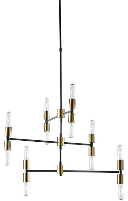 Sunpan Ikon Calypso Ceiling Light - Midcentury - Chandeliers - by ...