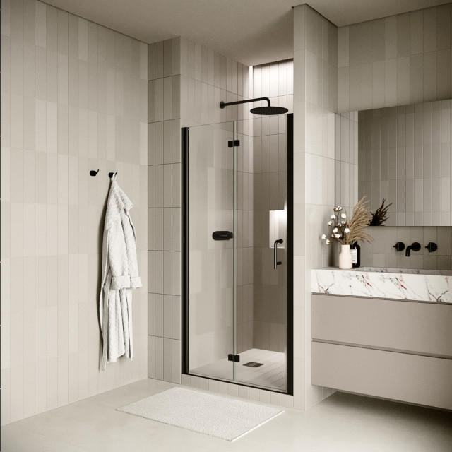 Mohave 30"x72" Bi-Fold Shower Door, CrystalTech Treated 1/4" Tempered ...