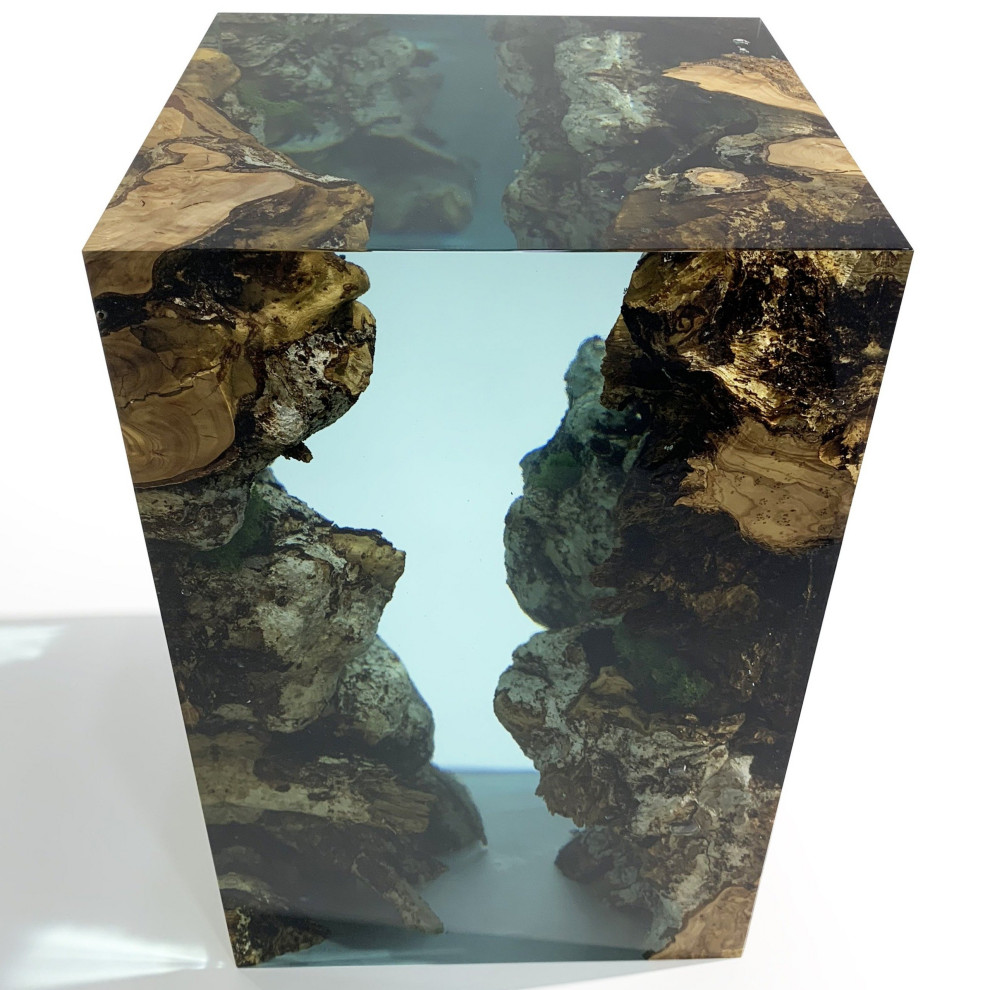 Ocean Cube End Table - Contemporary - Side Tables And End Tables - by ...
