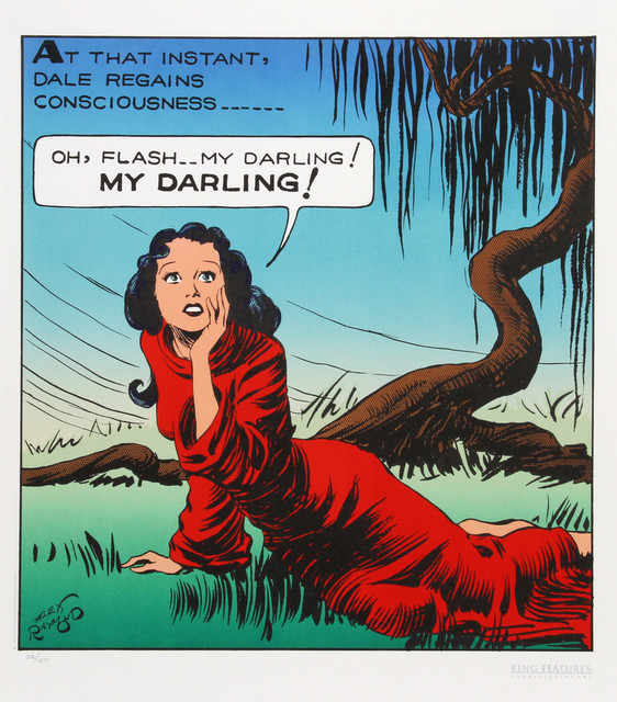 Alex Raymond "Flash, My Darling" Lithograph - Contemporary - Fine Art ...