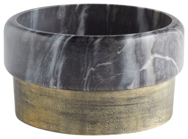 Roma Bowl, Grey - Contemporary - Decorative Bowls - by CYAN DESIGN | Houzz