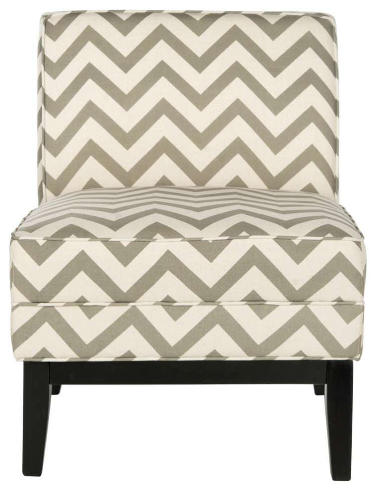 Mandy Chair Gray/White - Transitional - Armchairs And Accent Chairs ...