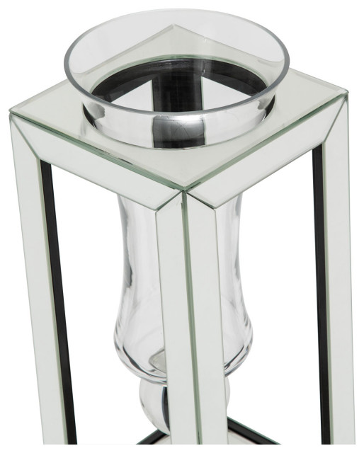Montreal 22" Mirrored Glass Vase - Vases - by Michael Amini | Houzz