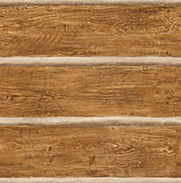 Chinking Chestnut Wood Panel Wallpaper, Sample - Rustic - Wallpaper ...