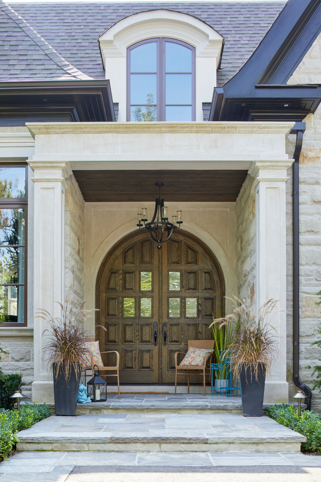 The Curved Lot - Traditional - Porch - Toronto - by David Small Designs