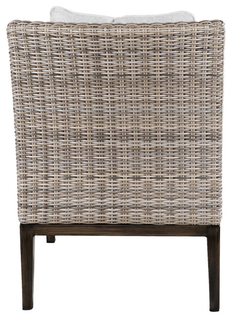 Marina Patio Arm Chair, Set of 2 - Tropical - Outdoor Dining Chairs ...