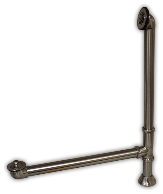 Modern Lift and Turn Tub Drain and Overflow Assembly - Traditional ...