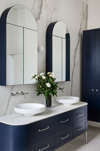 26 Times a Beautiful Mirror Made a Bathroom | Houzz NZ