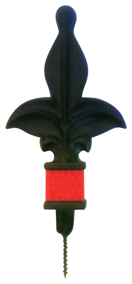 Mailbox and Fence Post Reflector, Large Fluer Dis Lis - Transitional ...