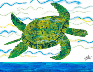 "Eric Carle's Sea Turtle" Canvas Art by Eric Carle - Beach Style ...