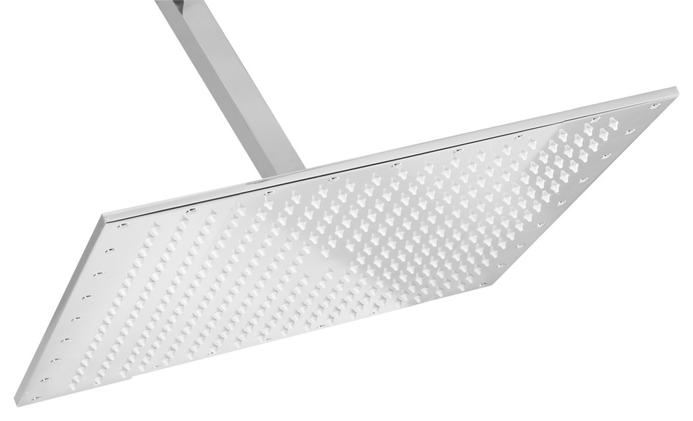 Contemporary Thin Square 16" Shower Head In Polished Chrome ...