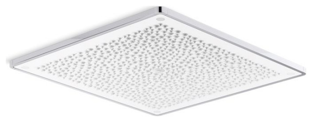 Kohler Real Rain Overhead Panel, White - Contemporary - Showerheads And ...