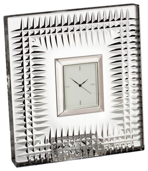 Waterford Lismore Diamond Bedside Clock - Traditional - Desk And Mantel Clocks - by ShopFreely ...