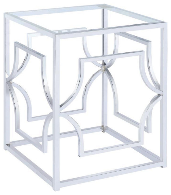 Starlight Dining Table Base Chrome - Transitional - Buffets And ...