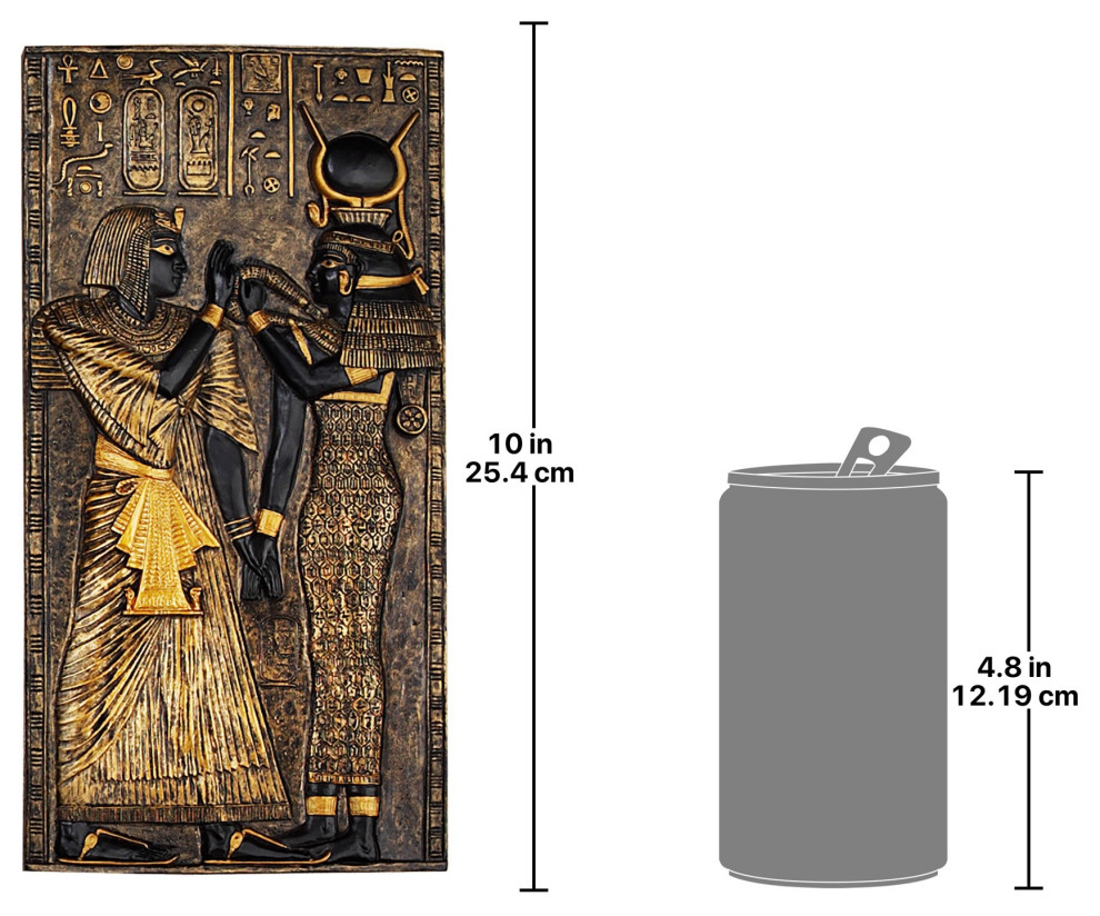 Isis Egyptian Temple Stele Plaque - Mediterranean - Wall Sculptures ...