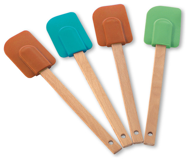 Nordic Ware Multi-Colored Silicone 4 Piece Spatula Set - Contemporary ...
