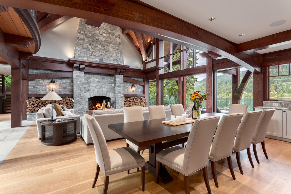 Grand Mountain Lodge - Traditional - Dining Room - Other - by Kettle ...