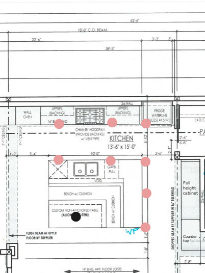 Recessed Potlight Placement in Kitchen | Houzz Forum