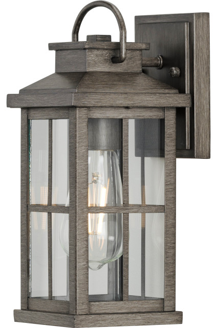 Luxury Transitional Wall Sconce, Aged Pewter - Transitional - Outdoor ...