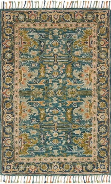 Loloi Zharah ZR-12 Transitional Area Rug, 7'-9" x 9'-9" - Mediterranean ...