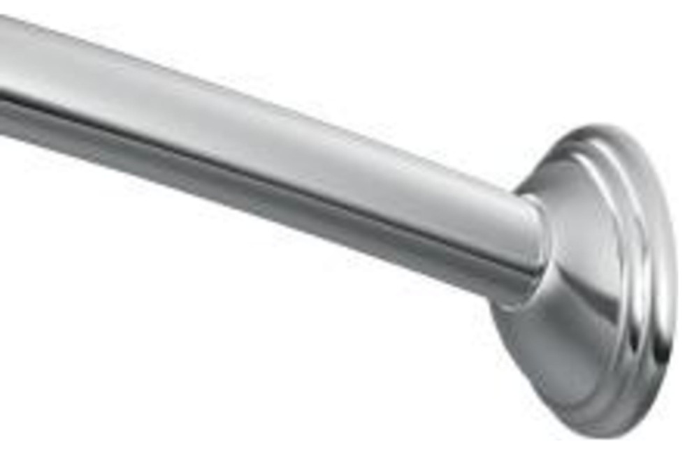 Moen CSR2155CH 59" Curved Shower Rod - Shower Curtain Rods - by The ...