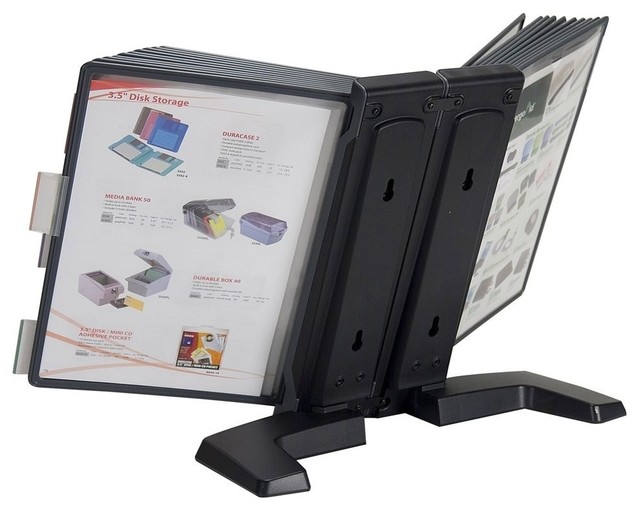 Aidata, Weighted Desktop Reference Organizer, 20 Panel - Contemporary ...