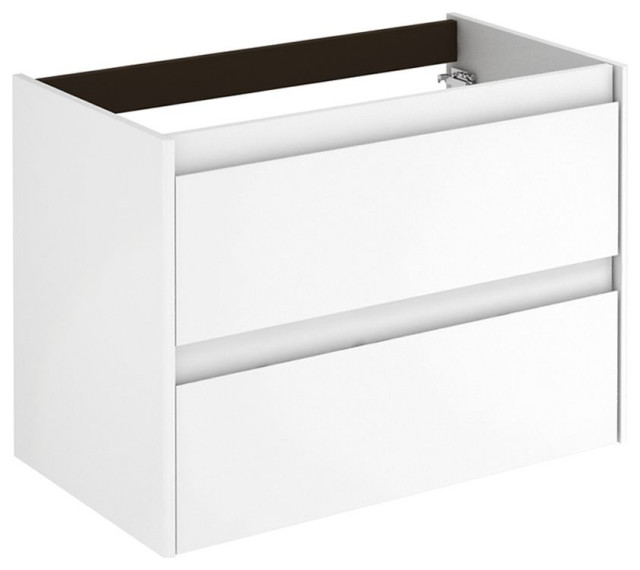Ambra 80 Wall Mount Bathroom Vanity Base - Modern - Bathroom Vanities ...