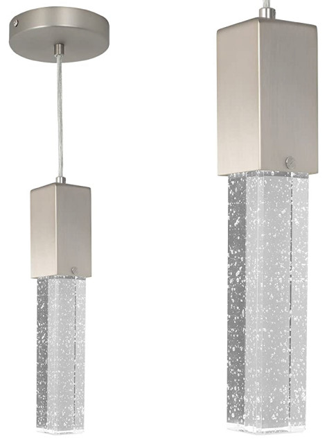 Modern Bubble glass light fixture Crystal pendant lights kitchen island - Contemporary - Pendant ...