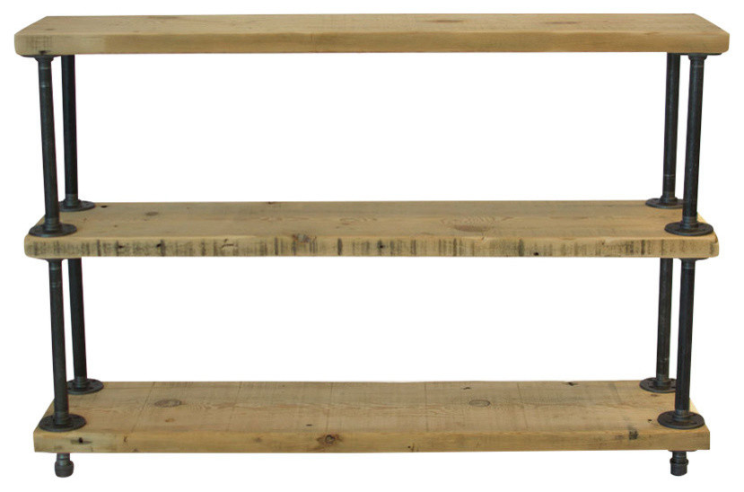 Urban Barn Wood Shelving Unit Shelf, Reclaimed Wood, 12x36x35 ...