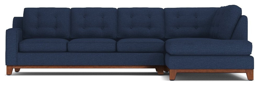 Apt2B Brentwood 2-Piece Sectional Sofa, Blue Jean, Chaise on Right ...