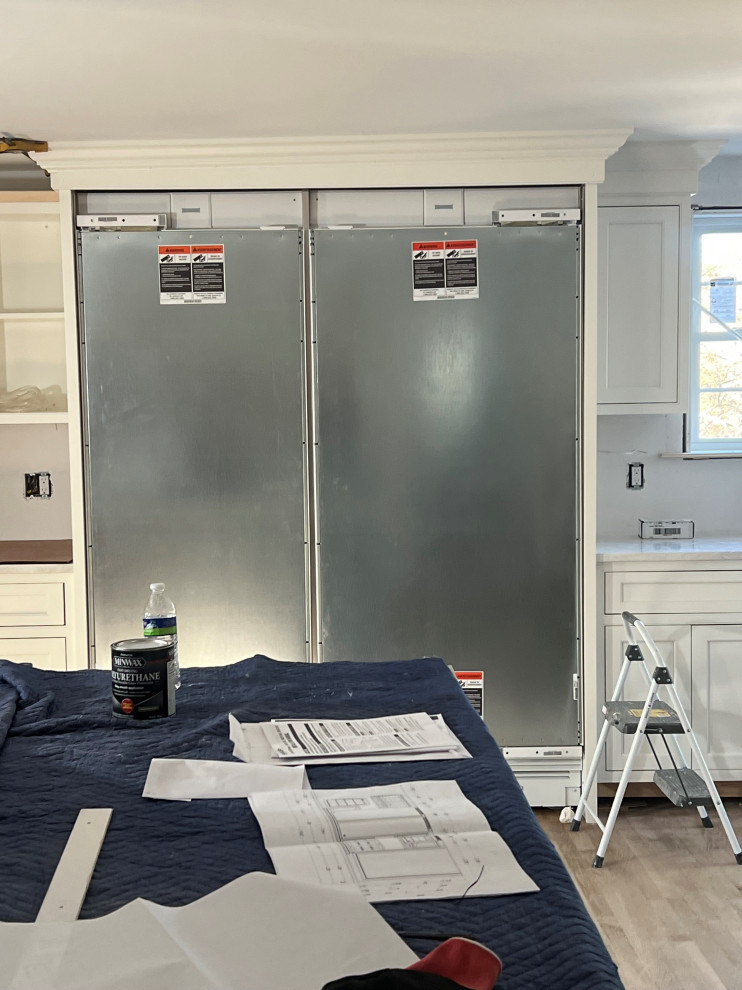 Cabinet install not level -floor to ceiling height deviation same room