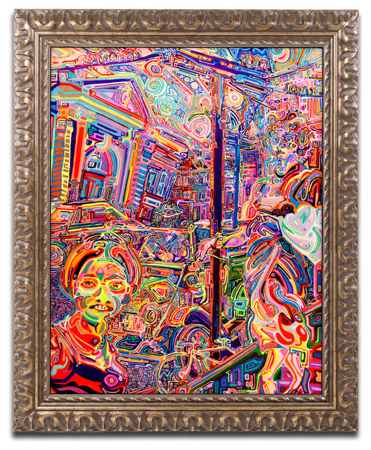 Josh Byer 'Rose' Ornate Framed Art, 16"x 20" - Traditional - Prints And Posters - by Trademark ...