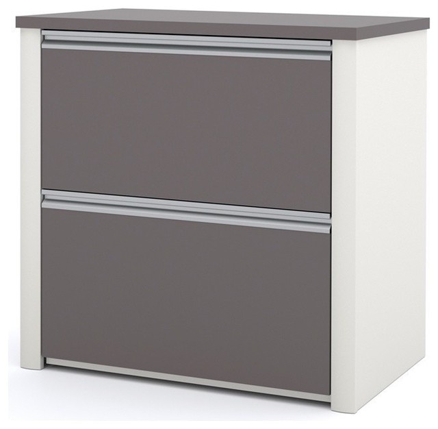 Bestar Connexion 30" Lateral File, Slate And Sandstone - Contemporary ...
