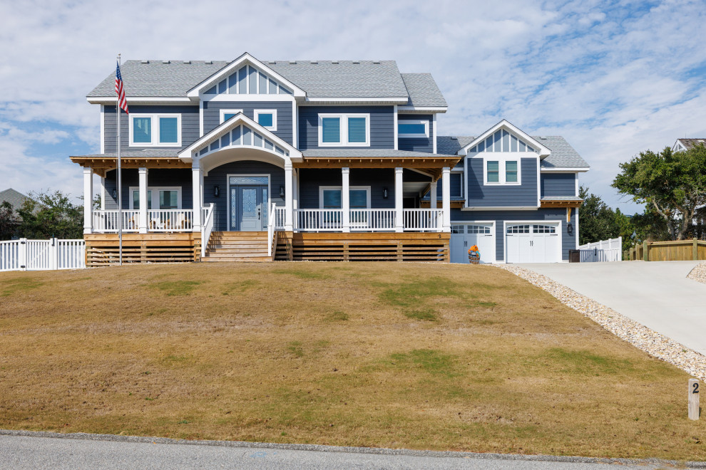 Modern Colonial House Design & Construction - Coastal - House Exterior ...