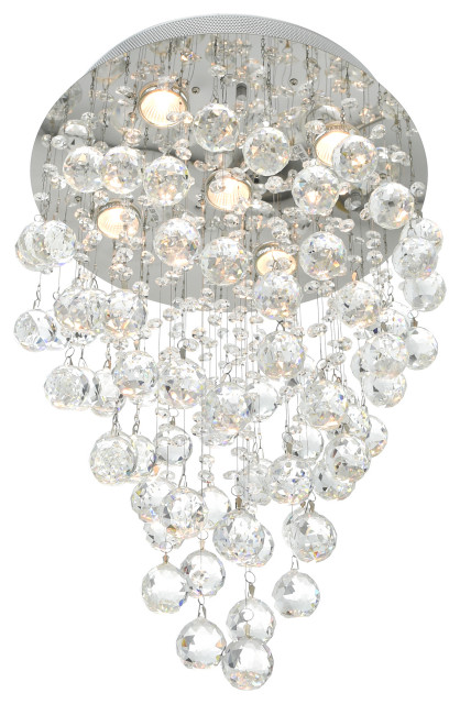 Rain Drop Flush Mount, 16 Inches - Contemporary - Flush-mount Ceiling ...