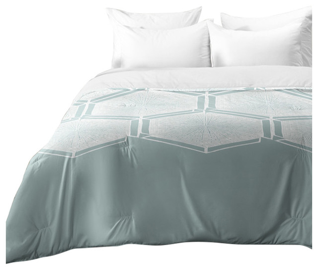 Dash and Ash Pacific Place Comforter, Twin - Contemporary - Comforters ...