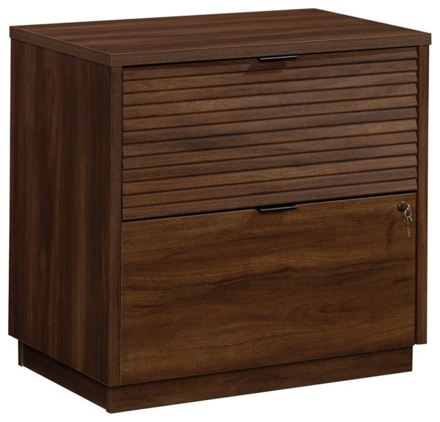 Home Square 2-Piece Set with 60" Credenza Desk & 2-Drawer Lateral File ...