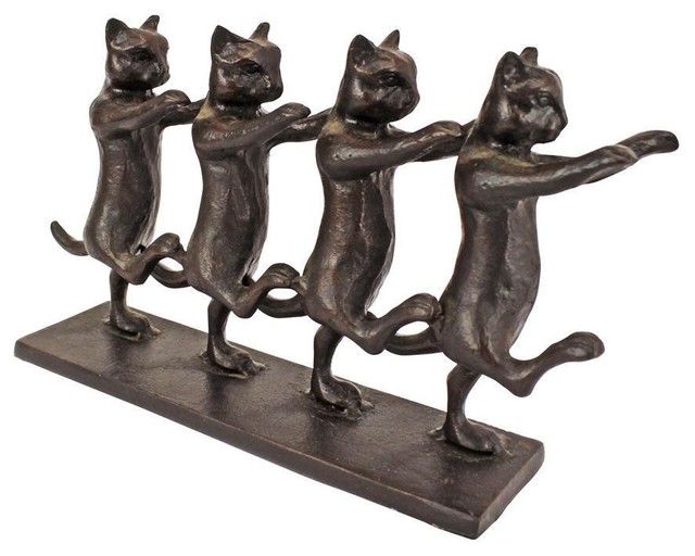 Chorus Line Cats Statue - Contemporary - Decorative Objects And ...