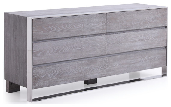 Modrest Arlene Modern Grey Elm Dresser - Contemporary - Dressers - by ...