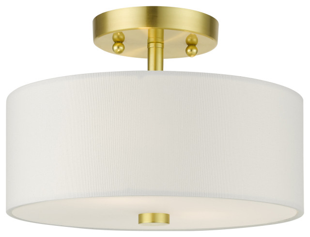 Satin Brass Timeless, Transitional, Versatile, Semi Flush ...