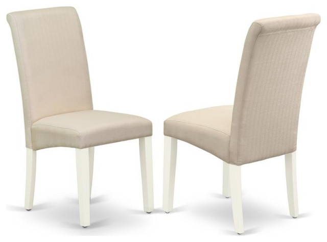 Dining Chair Linen White - Transitional - Dining Chairs - by Bison ...